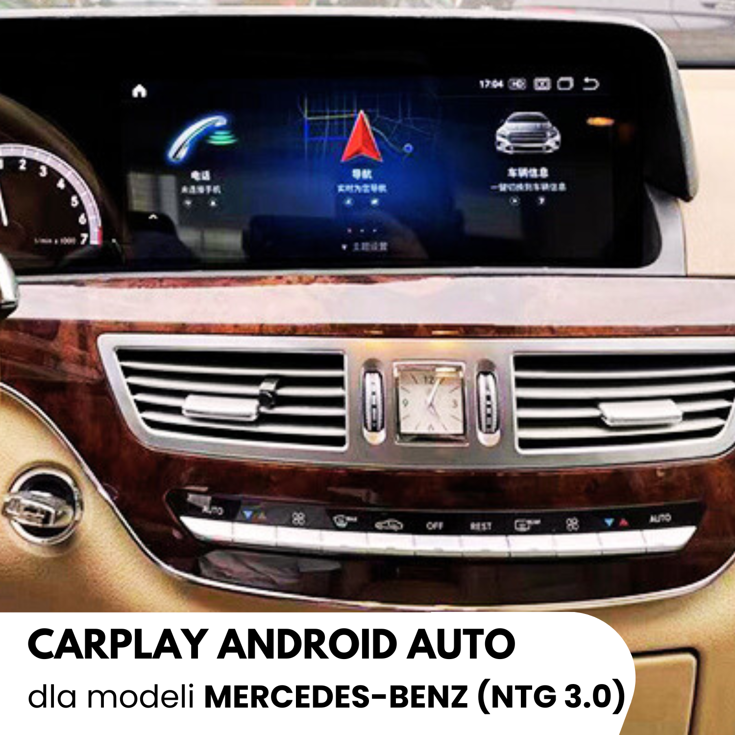 MODUŁ CARPLAY - MERCEDES-BENZ (NTG 3.0) S-klasa W221 – SOS AUTO